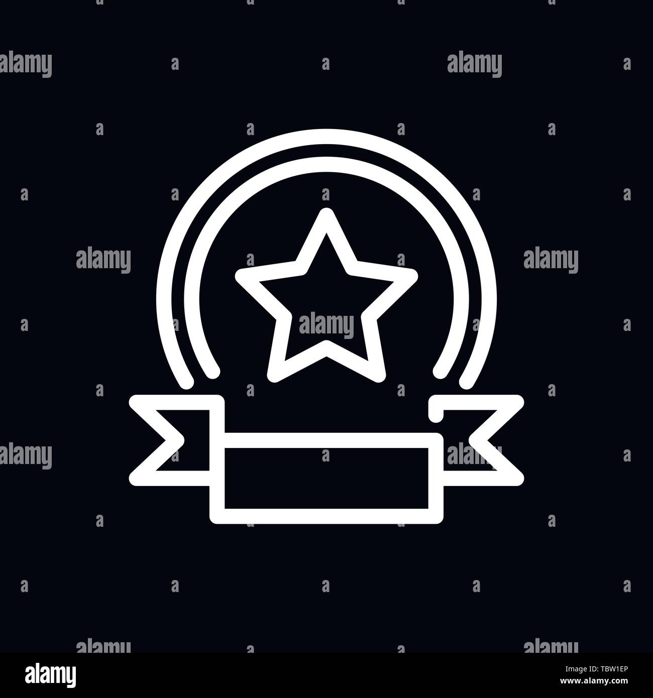 prize icon vector sign symbol Stock Vector Image & Art - Alamy