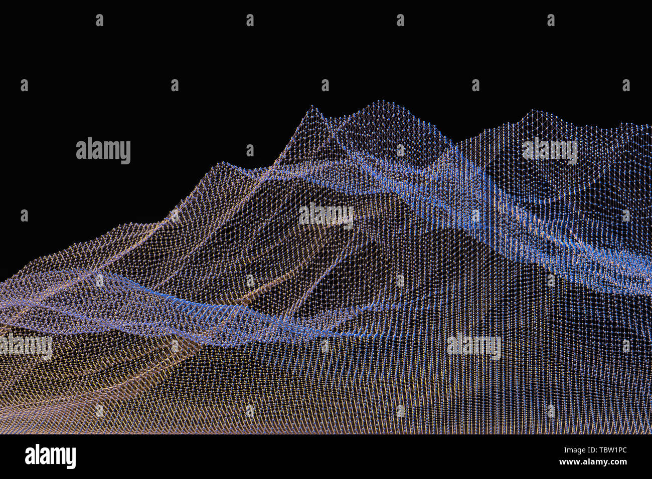 Three Dimensional Rendering Abstract Dots Variable Gradient Background 7950