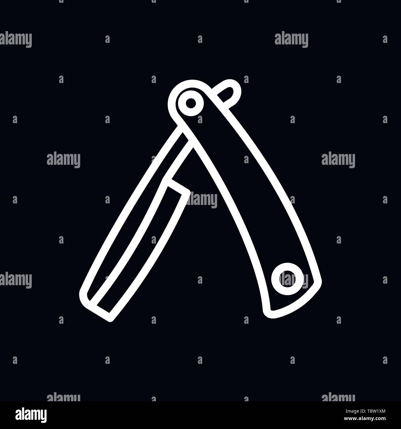 Razor icon vector sign symbol Stock Vector Image & Art - Alamy