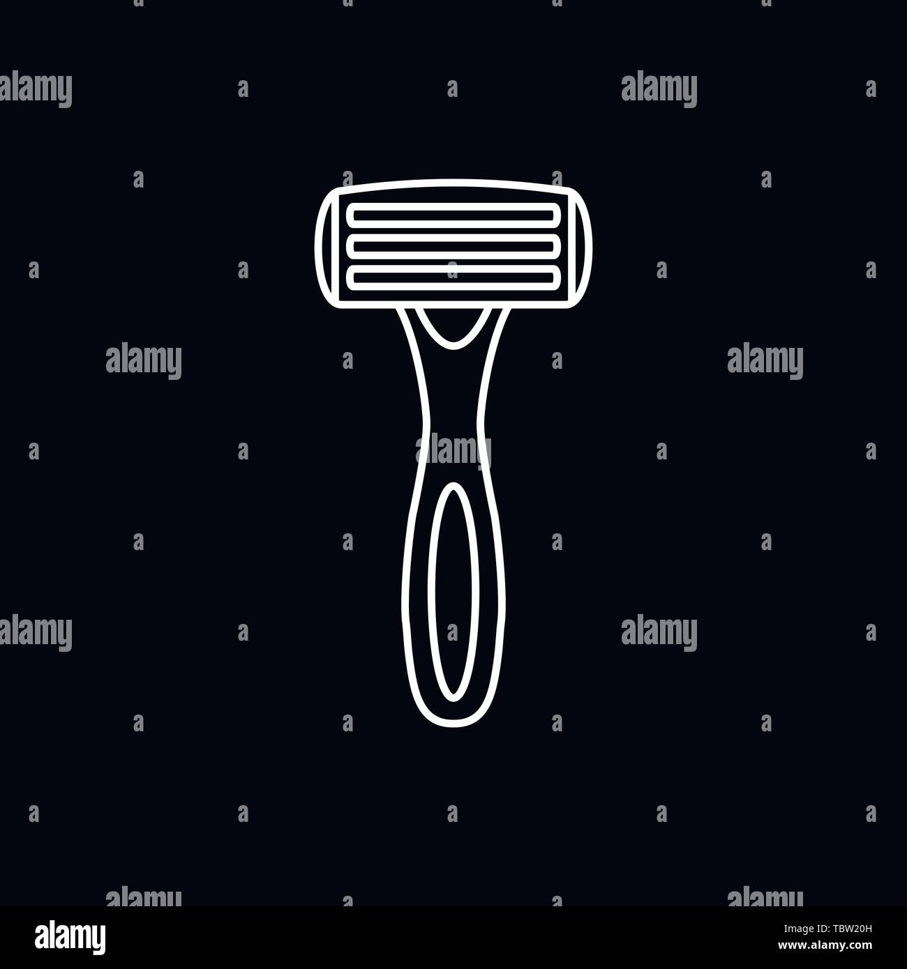 Razor icon vector sign symbol Stock Vector Image & Art - Alamy