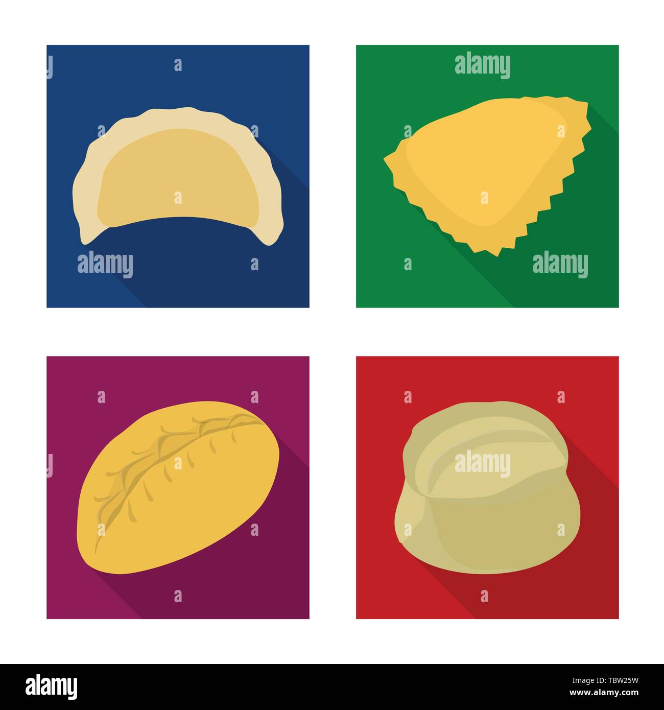 Vector illustration of products and cooking symbol. Collection of ...