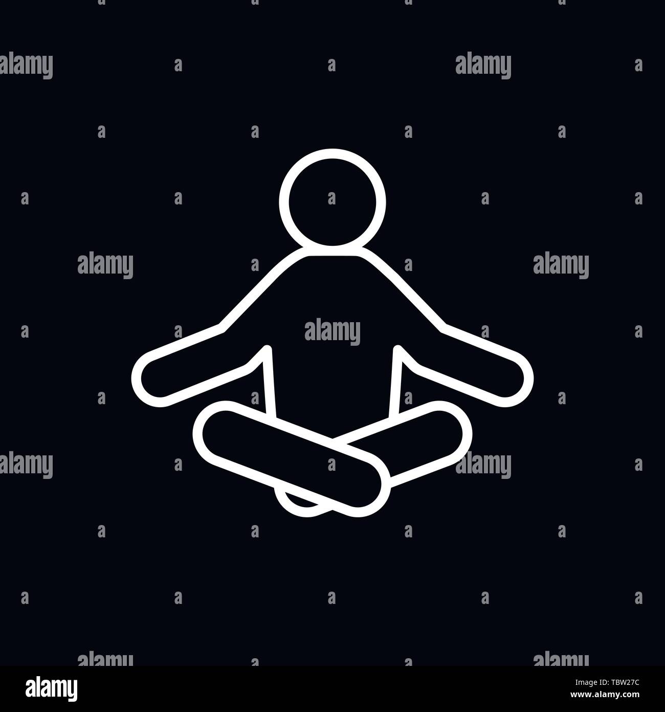 Relax icon vector sign symbol Stock Vector Image & Art - Alamy