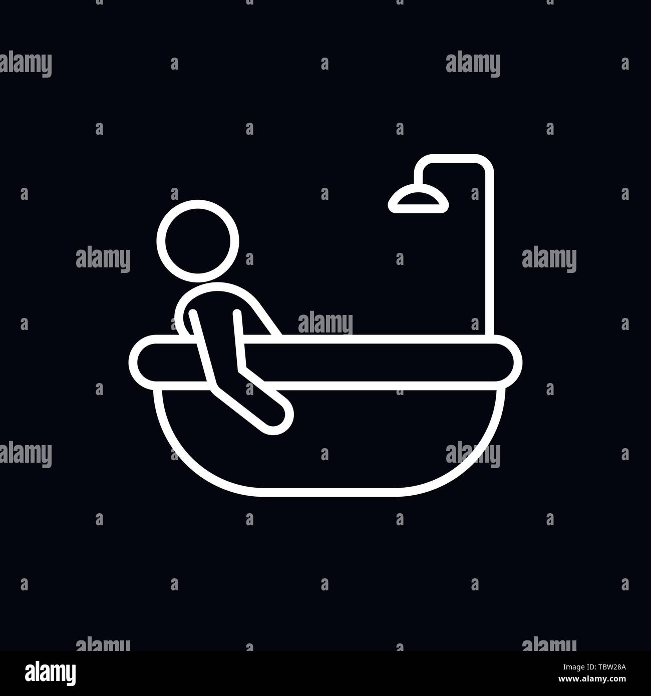 Relax icon vector sign symbol Stock Vector Image & Art - Alamy