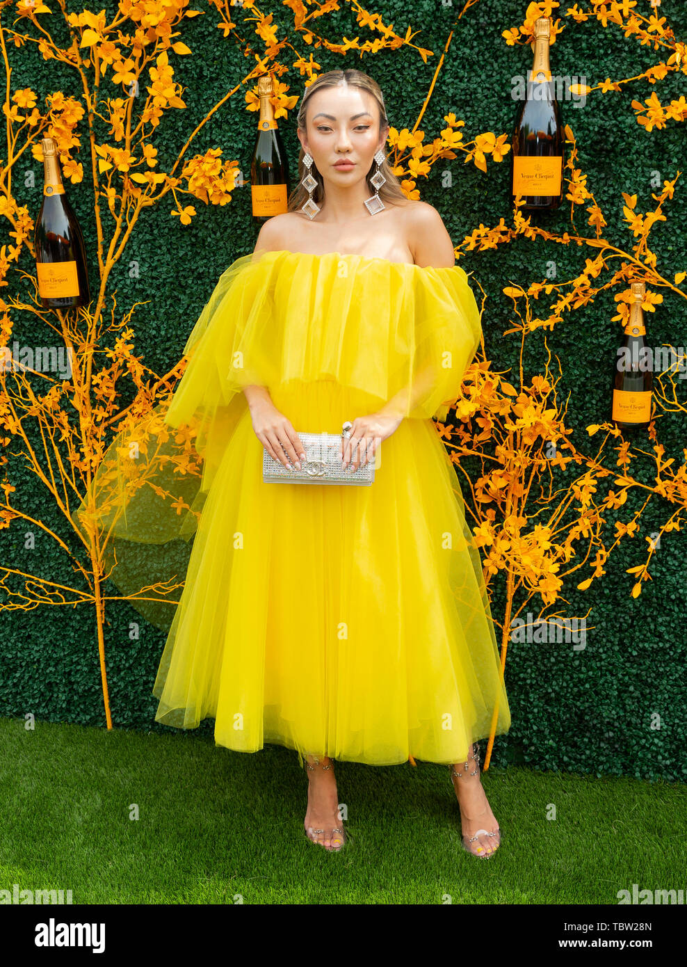 Jessica Wang wearing dress by Carolina Hererra attends 12th Annual ...