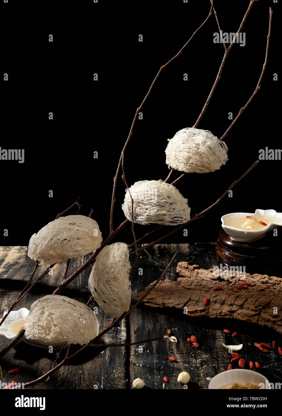 Delicious bird's nest Stock Photo - Alamy