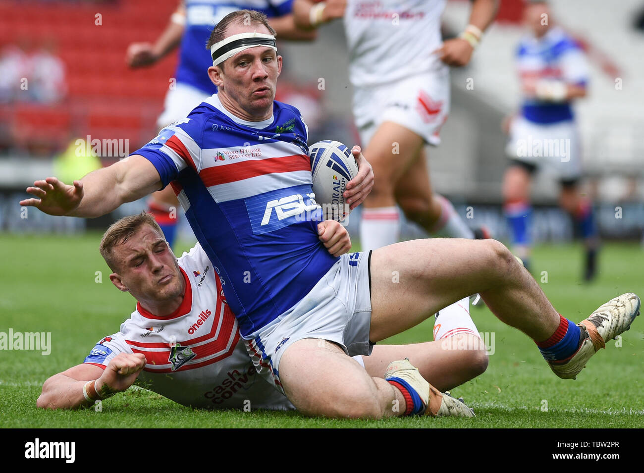 St. Helens, UK, 1 6 2019. 01 June 2019. Totally Wicked Stadium, St ... St. Helens, UK, 1 6 2019. 01 June 2019. Totally Wicked Stadium, St ...