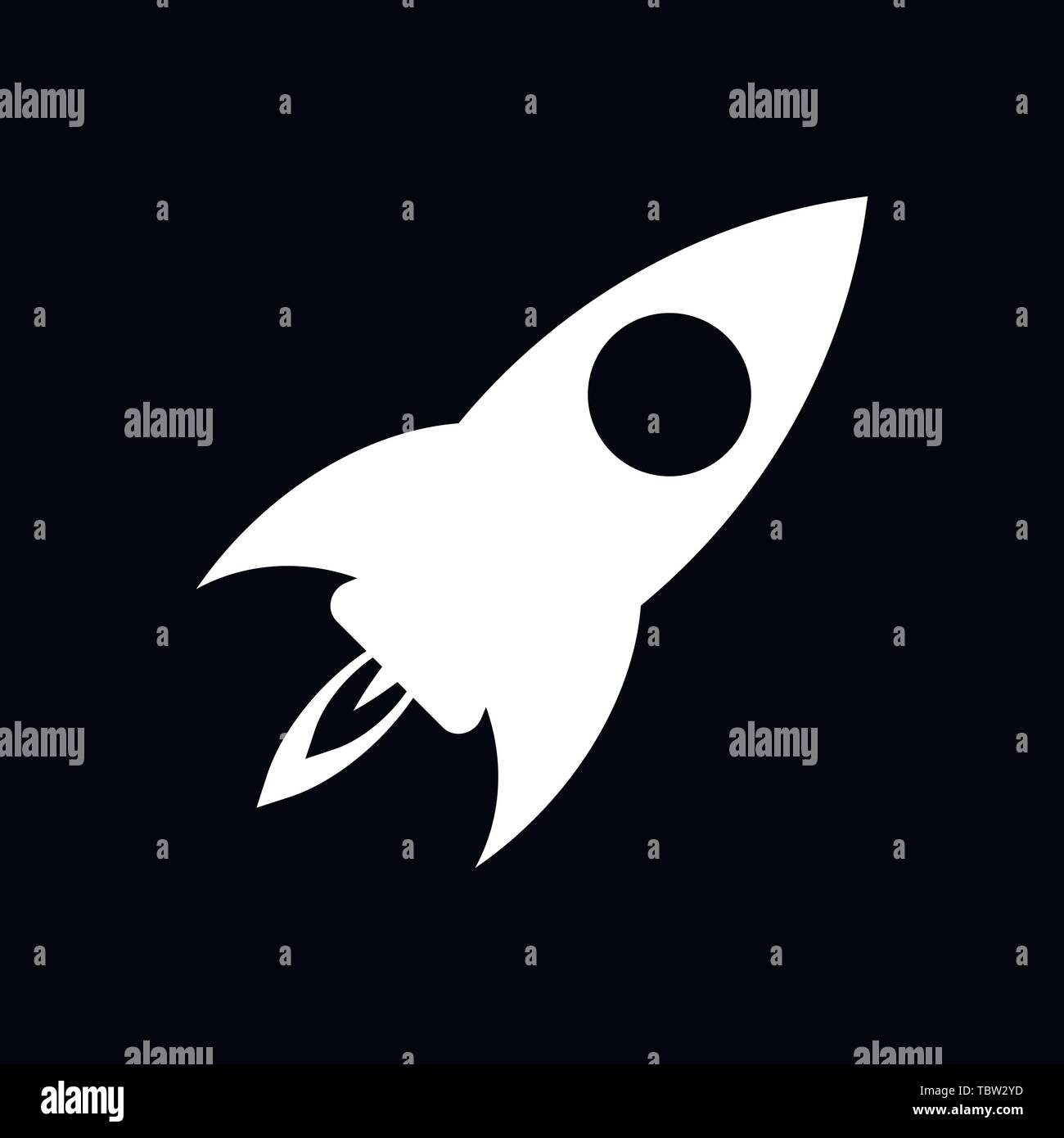 Rocket icon illustration vector sign symbol Stock Vector Image & Art ...