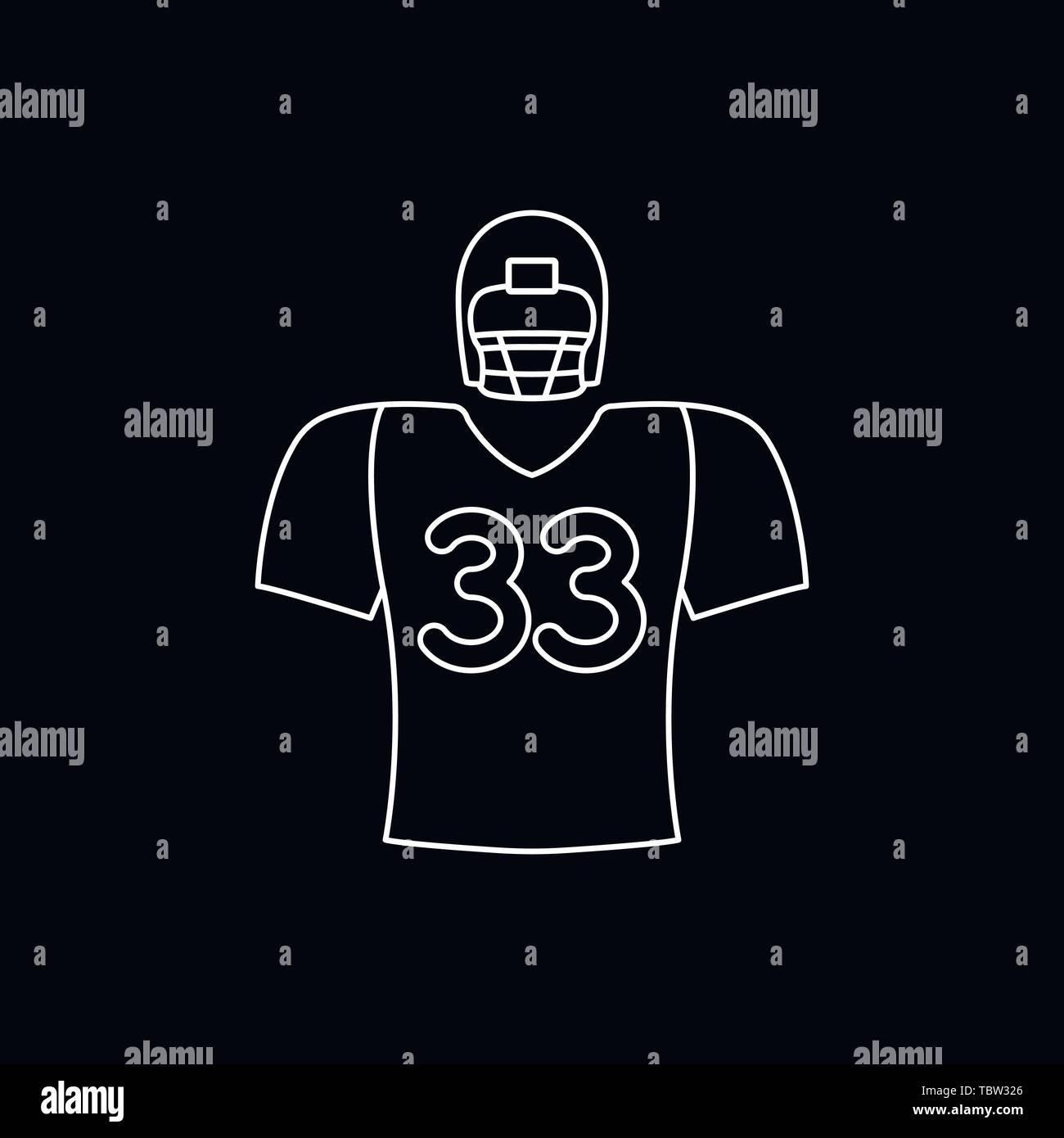 Rugby Icon vector sign symbol Stock Vector Image & Art - Alamy