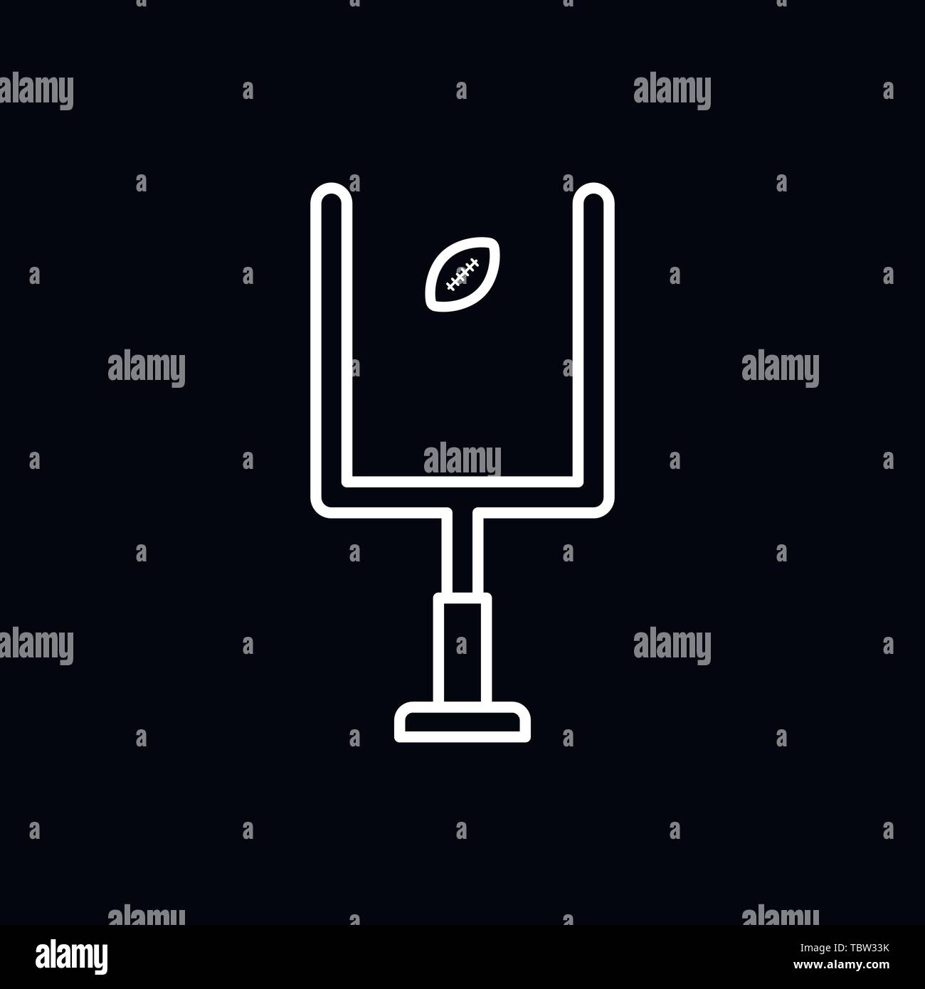 Rugby Icon vector sign symbol Stock Vector Image & Art - Alamy