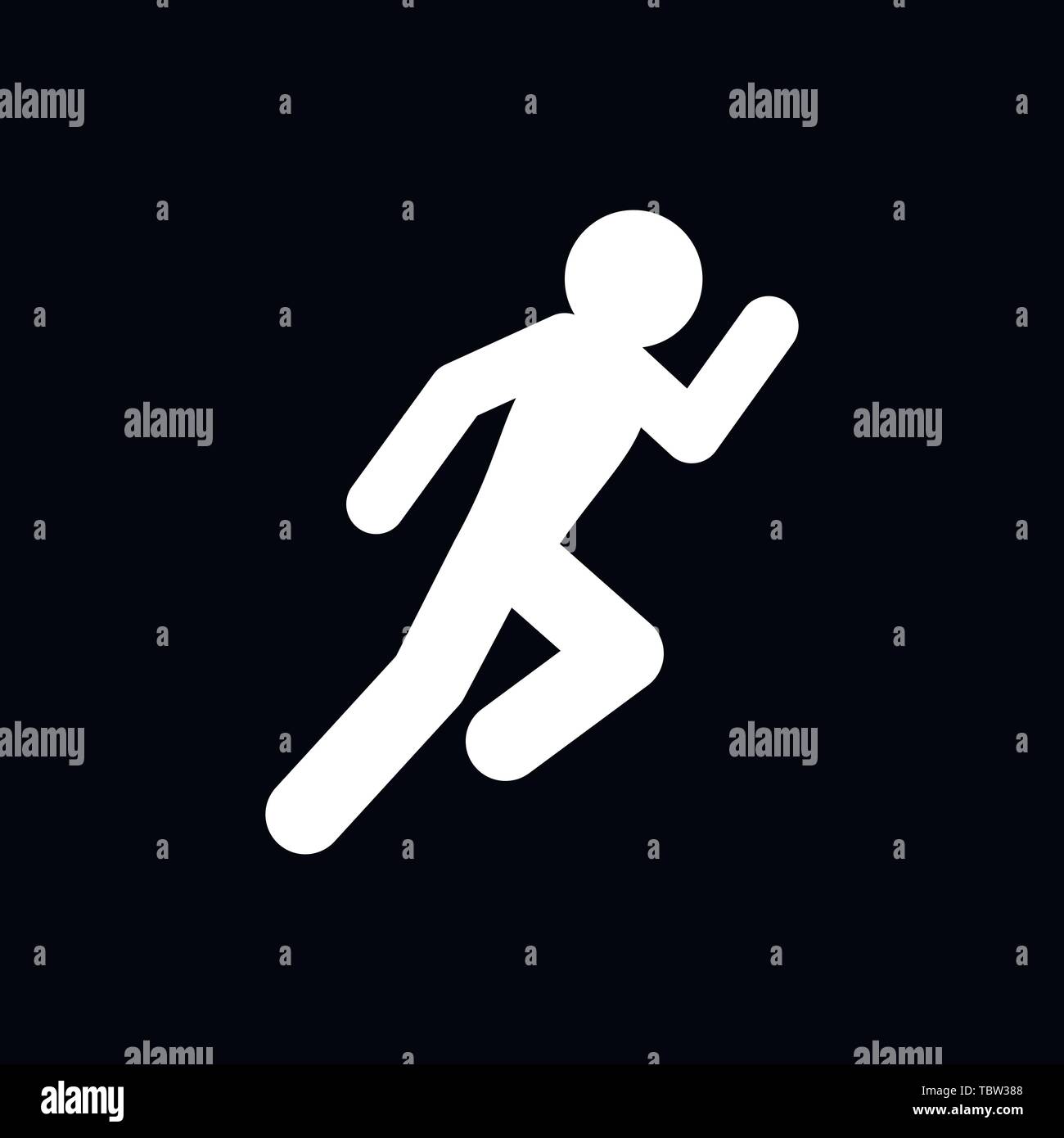 Jogging track sign Stock Vector Images - Alamy