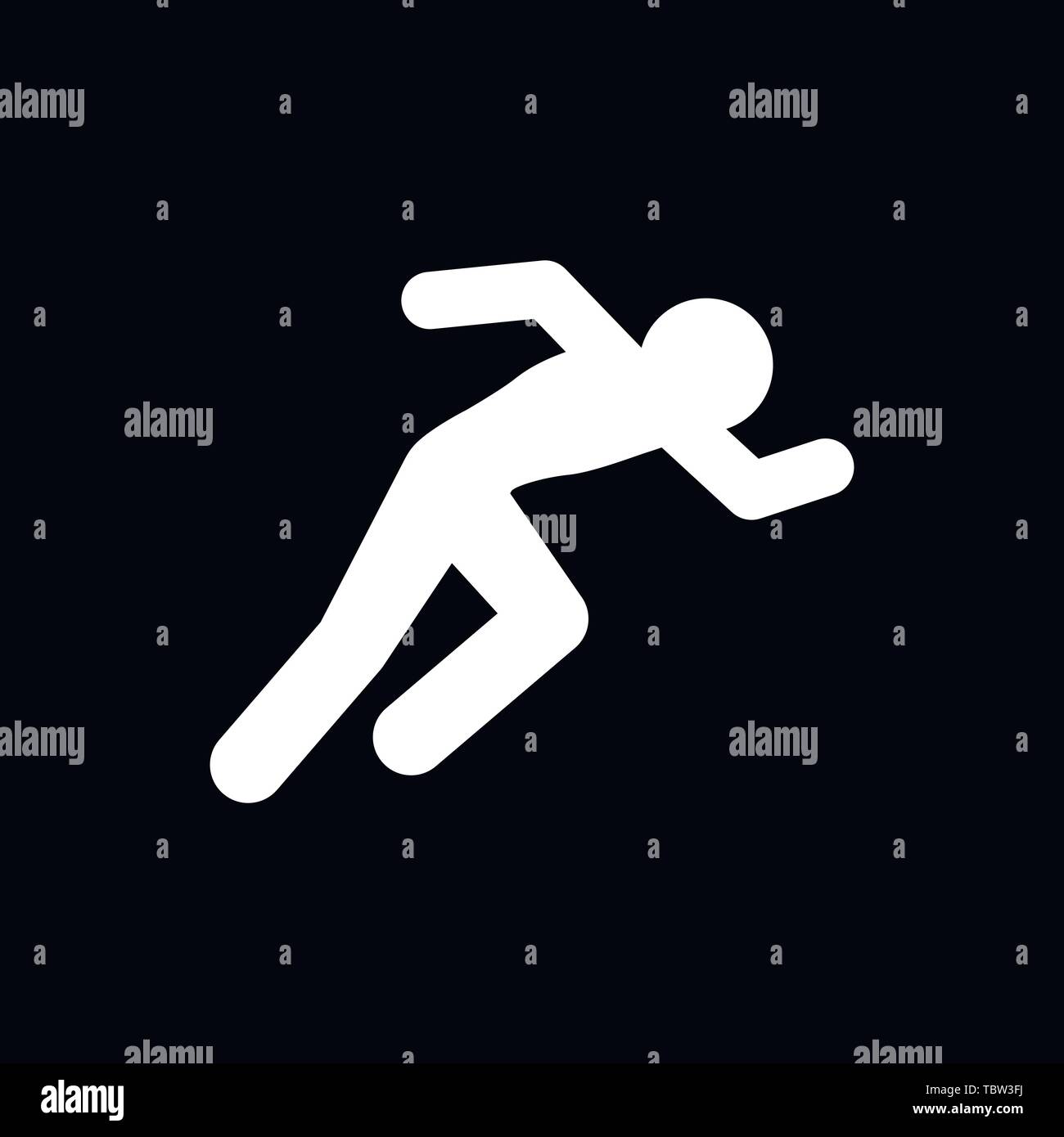 Running Icon vector sign symbol Stock Vector Image & Art - Alamy