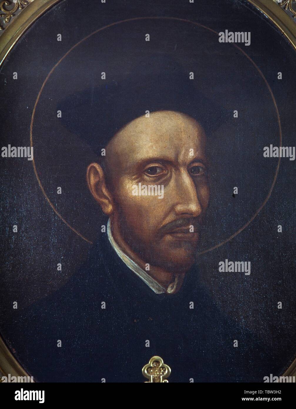Retrato de Francisco de Borja, Óleo sobre lienzo. Museum: PALACIO DUCAL ...