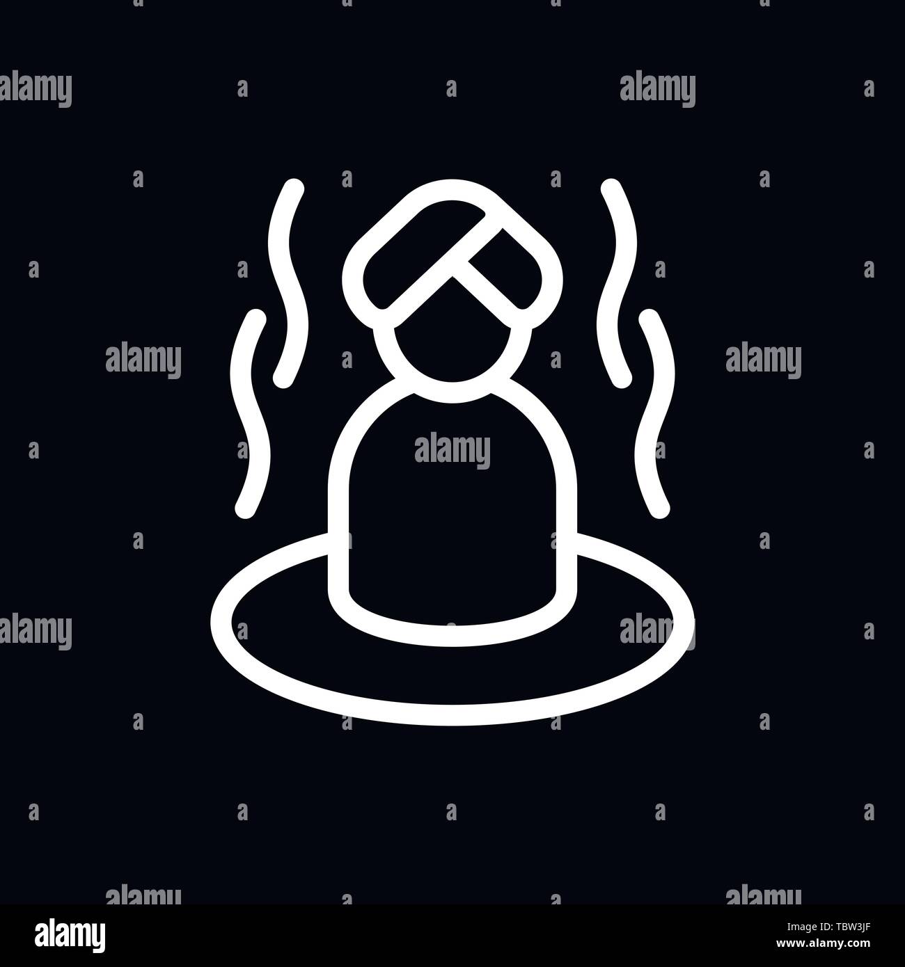 Sauna icon vector sign symbol Stock Vector Image & Art - Alamy