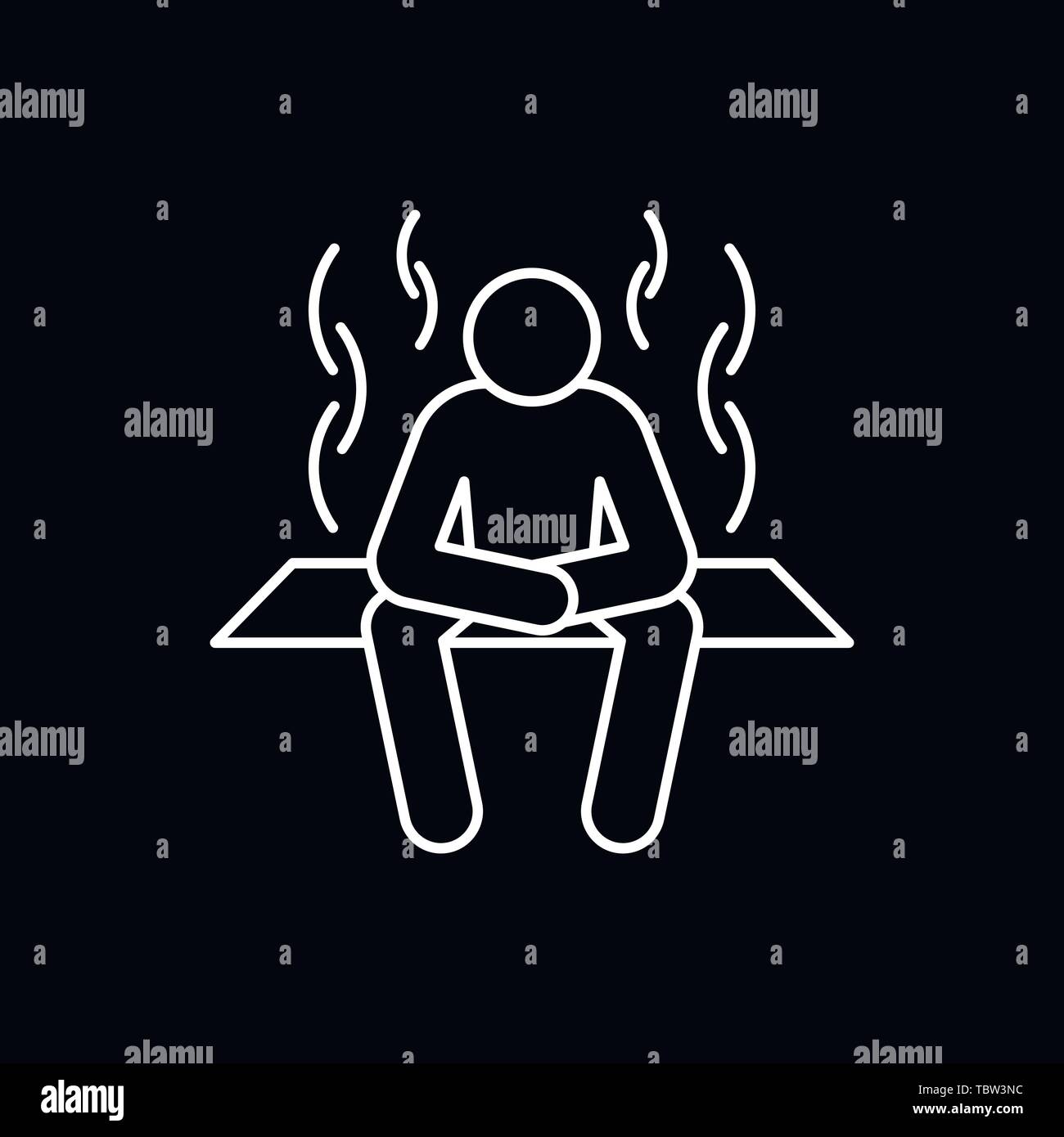 Sauna icon vector sign symbol Stock Vector Image & Art - Alamy
