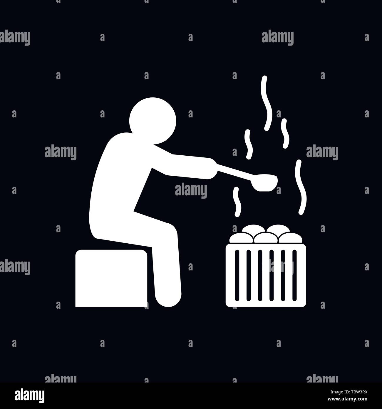 Sauna icon vector sign symbol Stock Vector Image & Art - Alamy