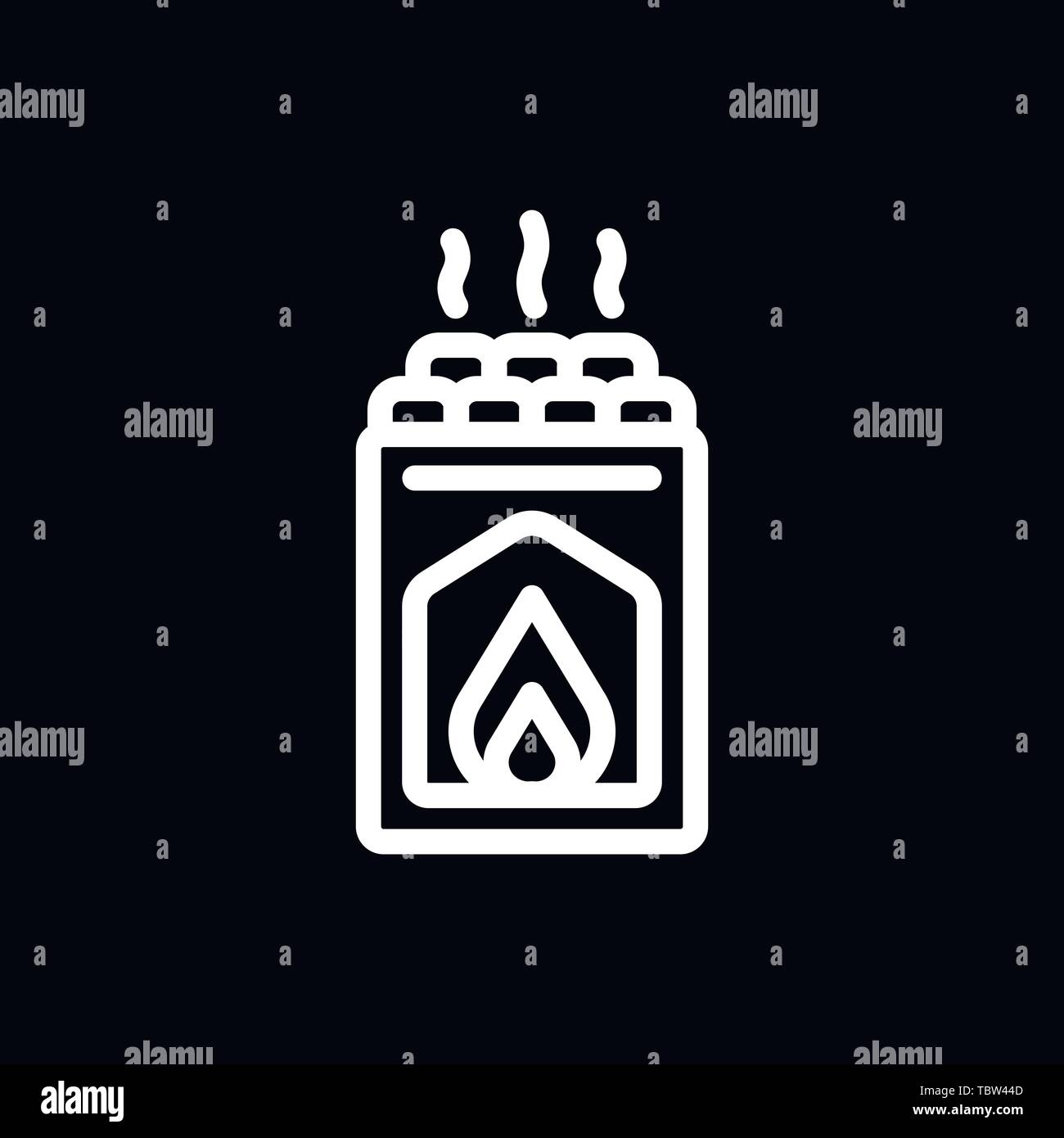 Sauna icon vector sign symbol Stock Vector Image & Art - Alamy