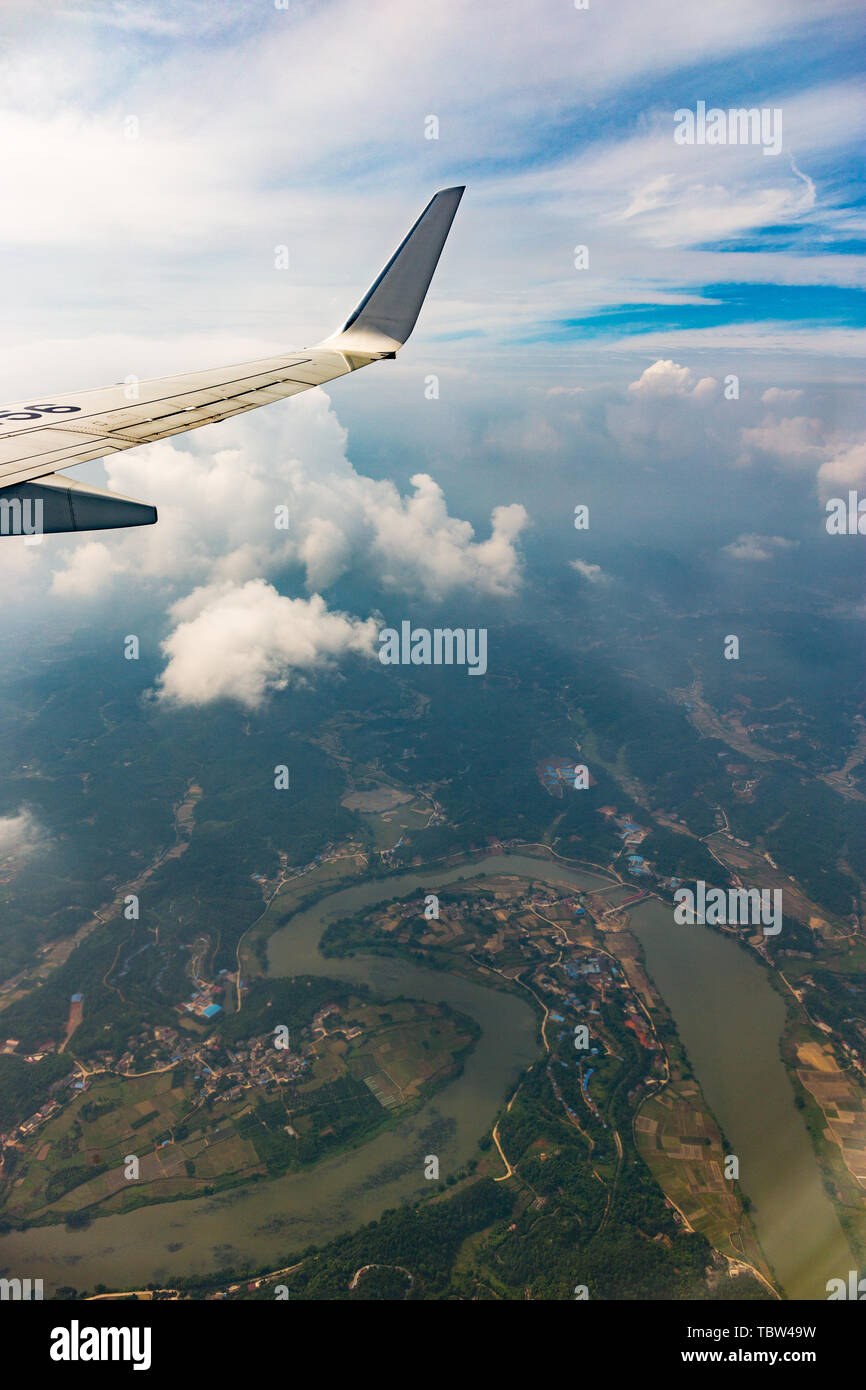 Overview on the plane Stock Photo - Alamy
