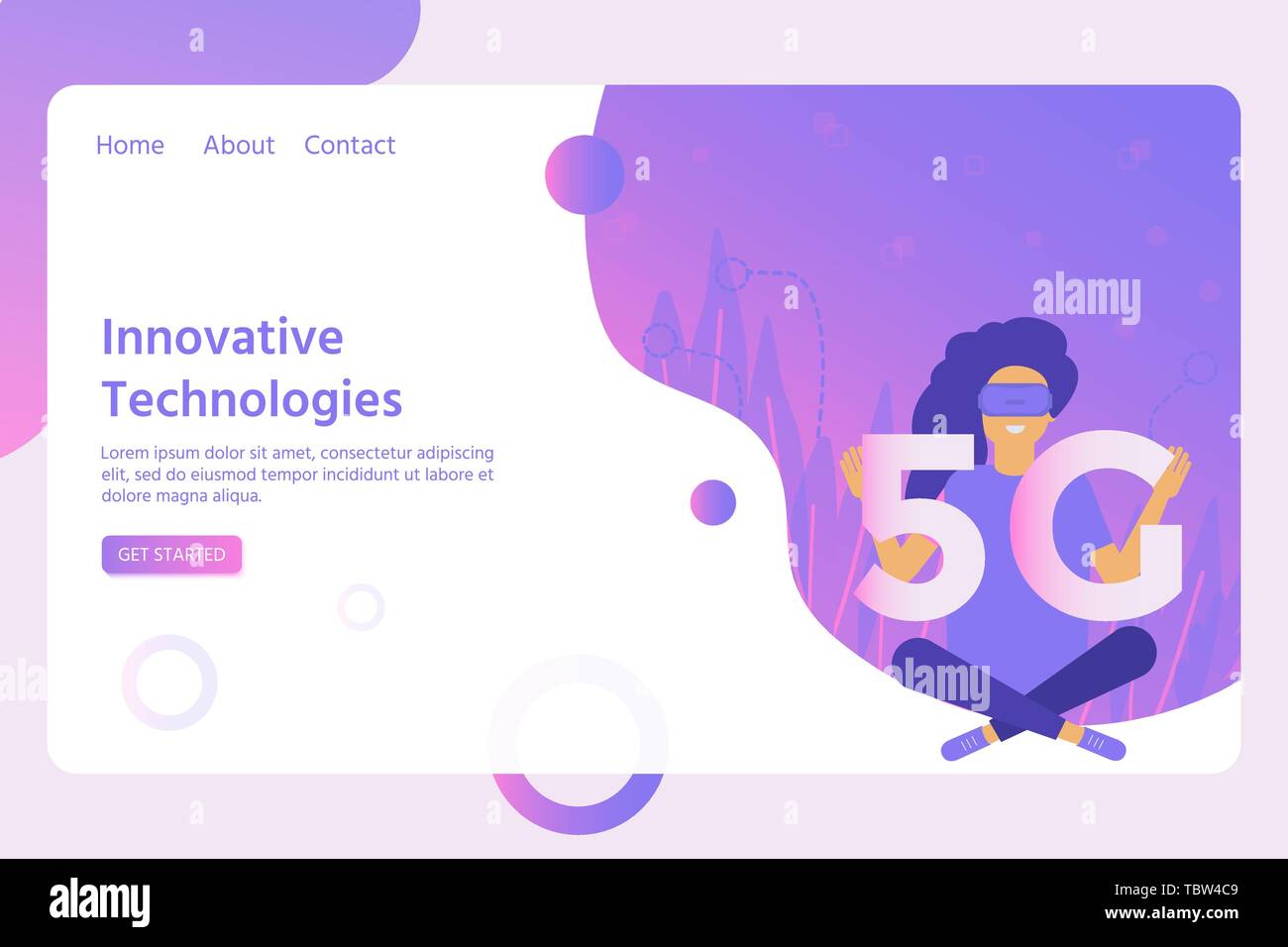 5g technology vector vectors hi-res stock photography and images - Alamy