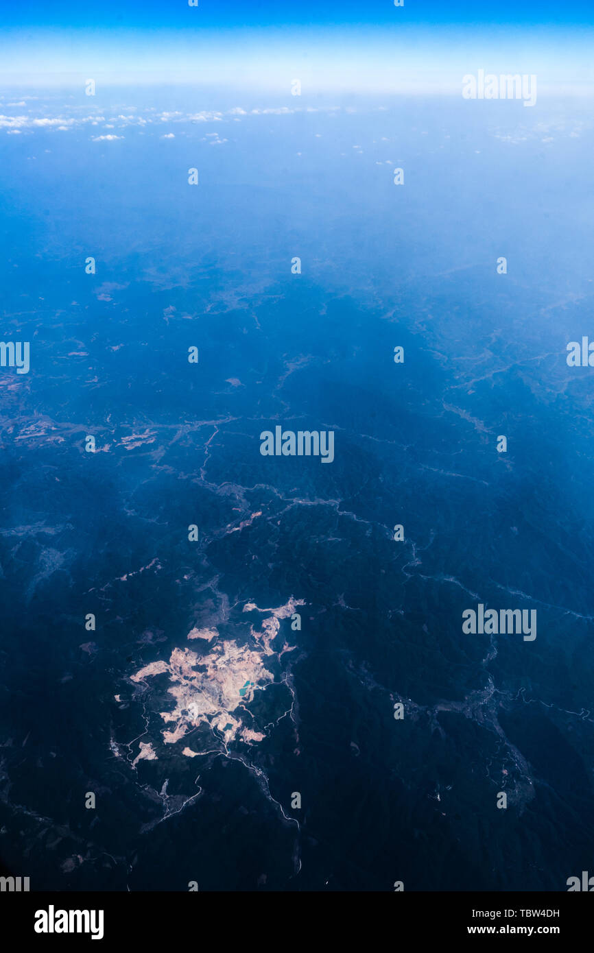 Airshot of flight jinggangshan plane in Shenzhen Stock Photo - Alamy