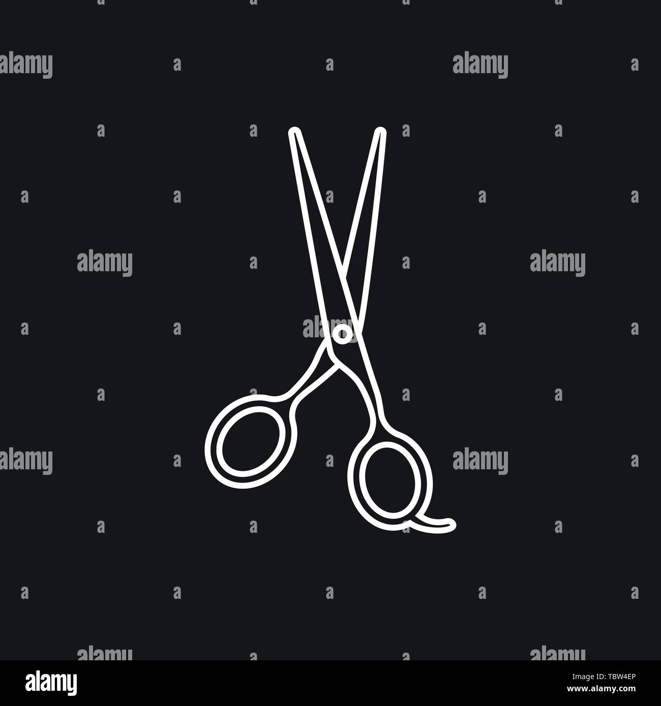Scissors icon vector sign symbol Stock Vector Image & Art - Alamy