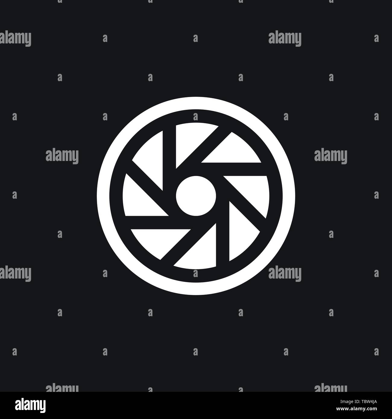 Camera objective icon vector sign symbol Stock Vector Image & Art - Alamy