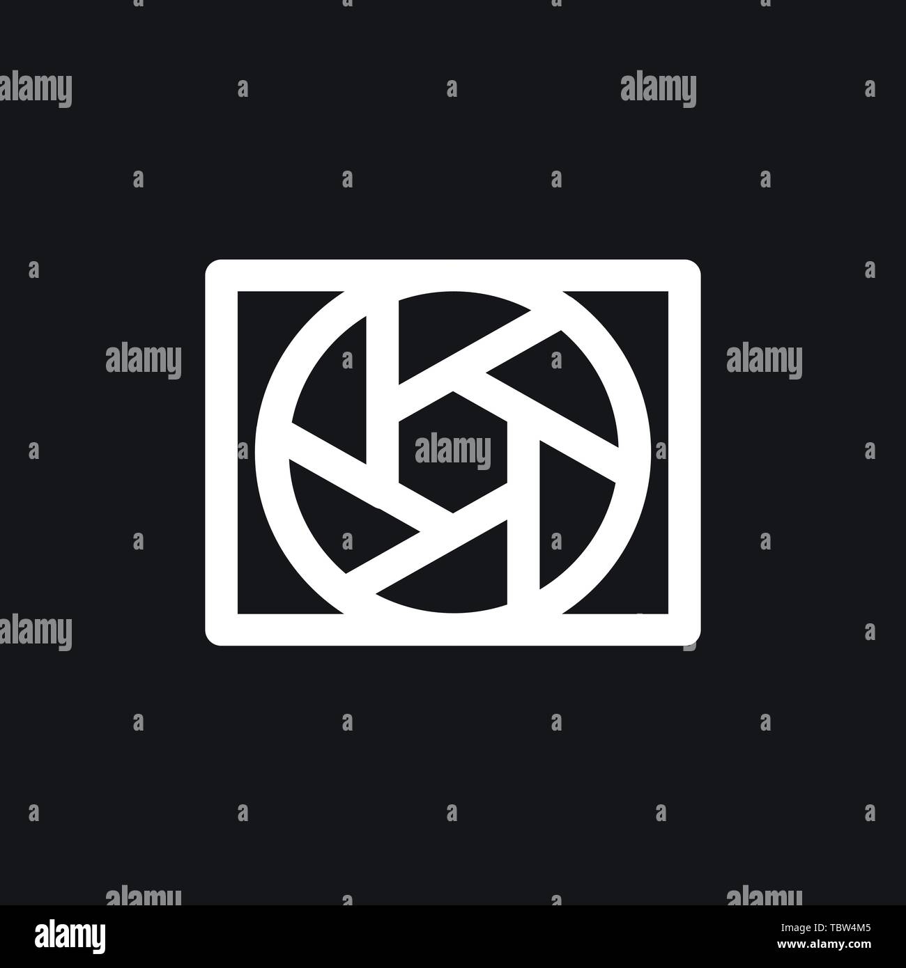 Camera objective icon vector sign symbol Stock Vector Image & Art - Alamy