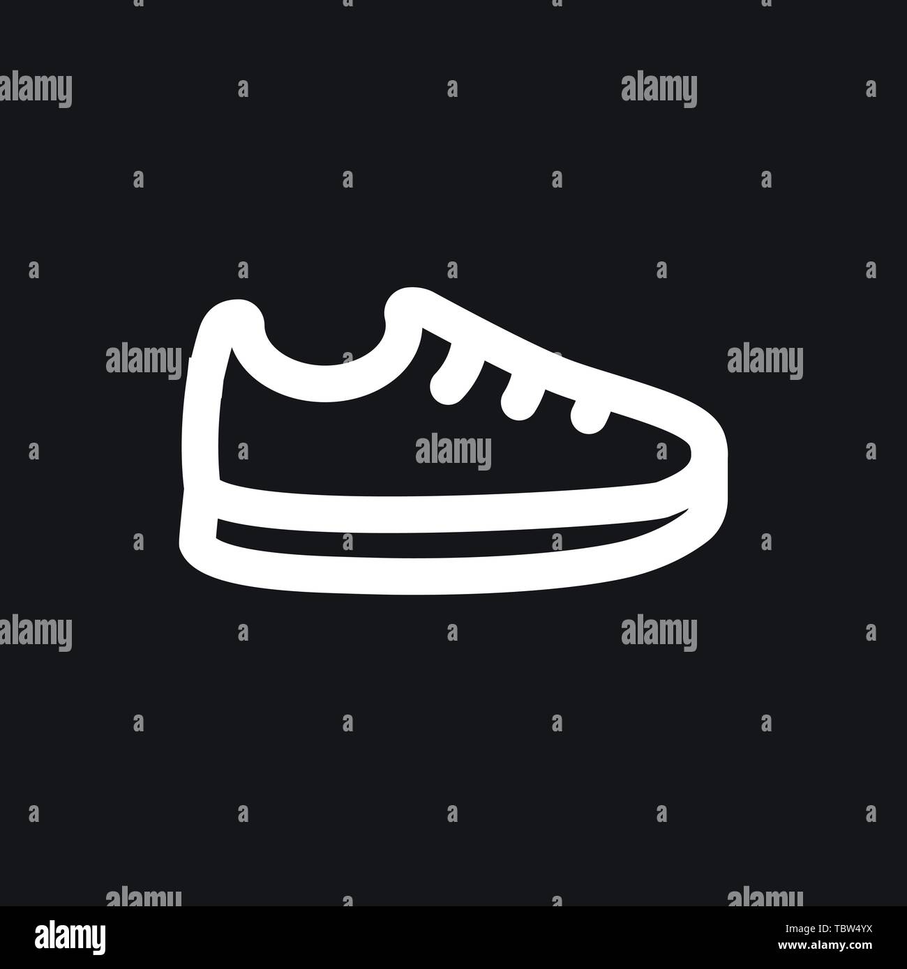 Sneakers icon vector sign symbol Stock Vector Image & Art - Alamy
