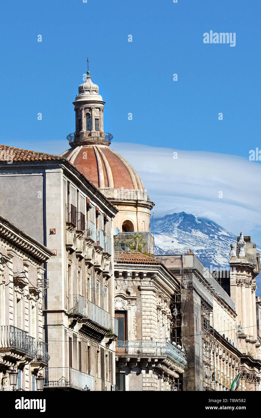 Beautiful close up photography of Catania Cathedral of Saint Agatha ...