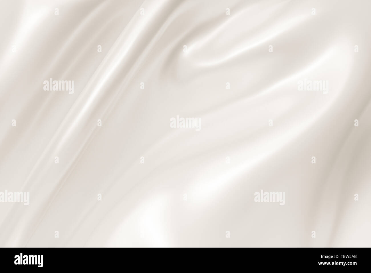 Three dimensional rendering, white flowing texture background Stock ...