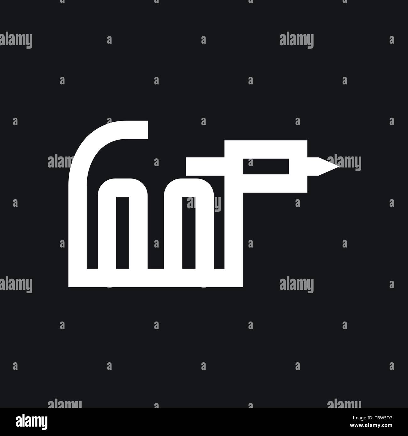 Tattoo Machine Icon vector sign symbol Stock Vector Image & Art - Alamy