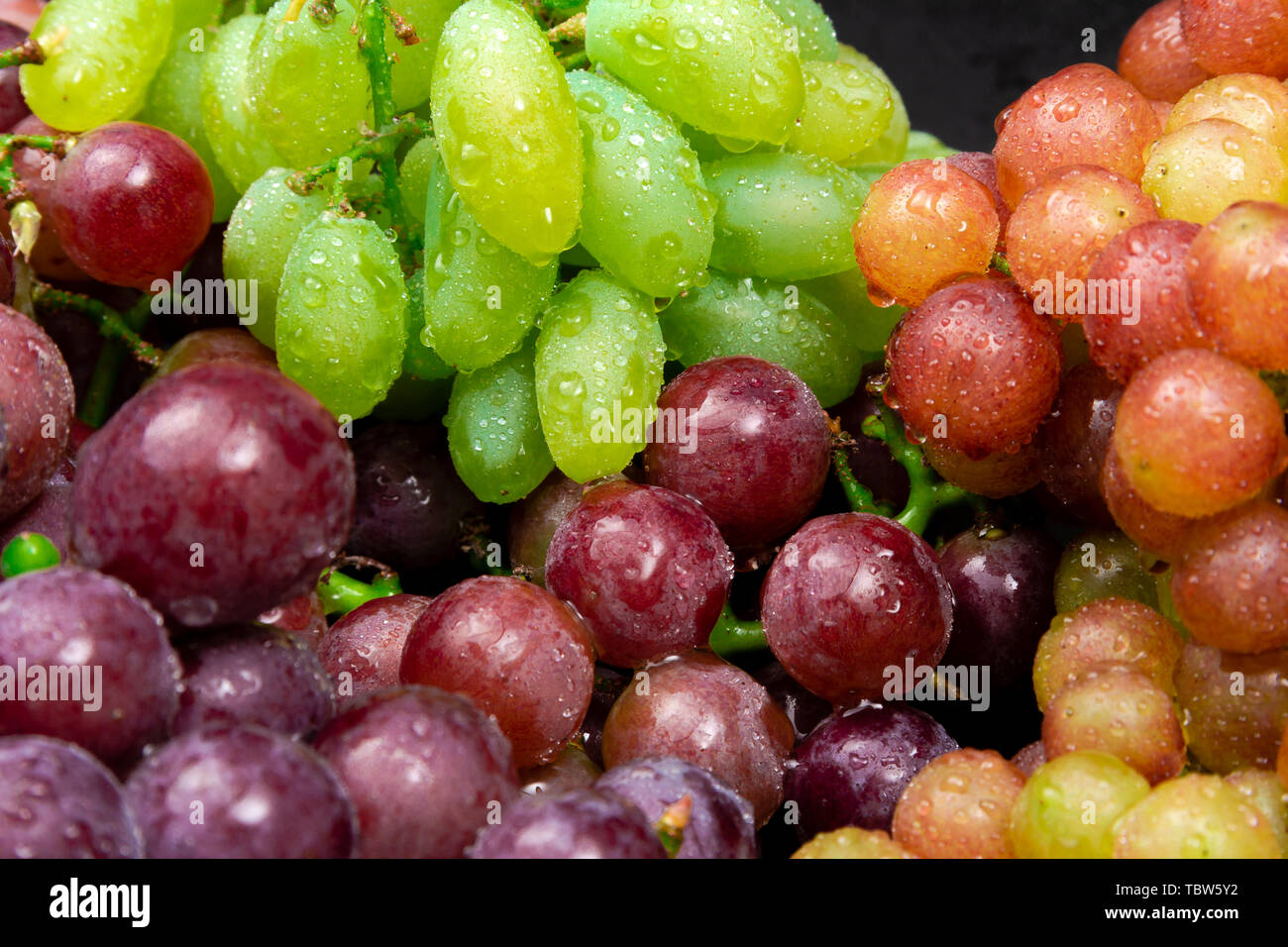 Multiple grape combinations Stock Photo - Alamy