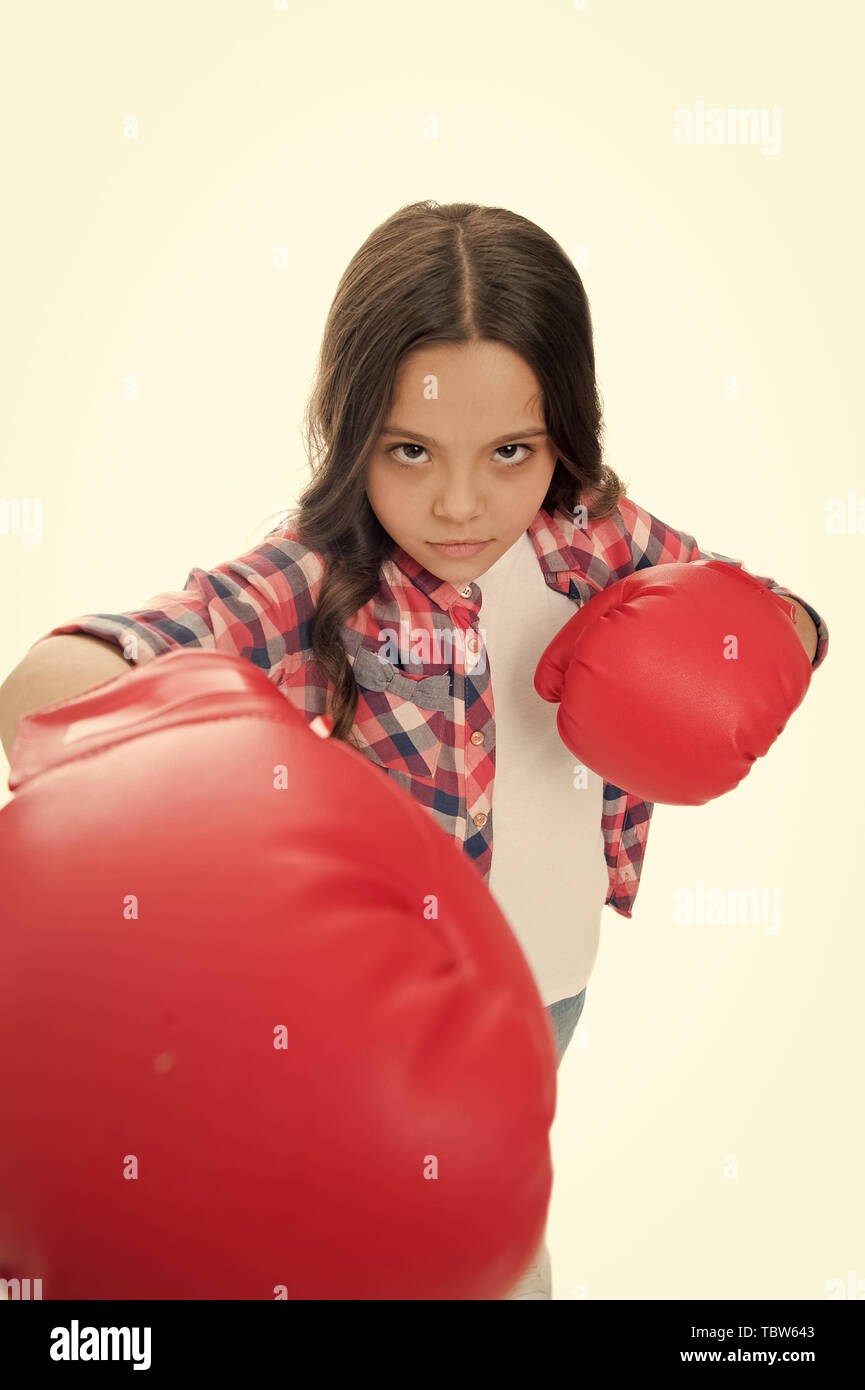 Feel powerful. Girls power concept. Feminist upbringing and female ...