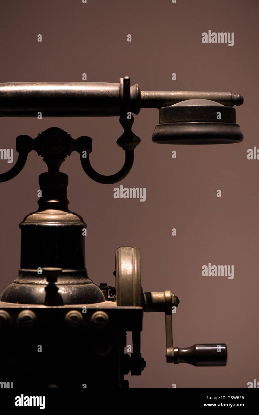 Old telephone in Shanghai during the period of the Republic of China ...