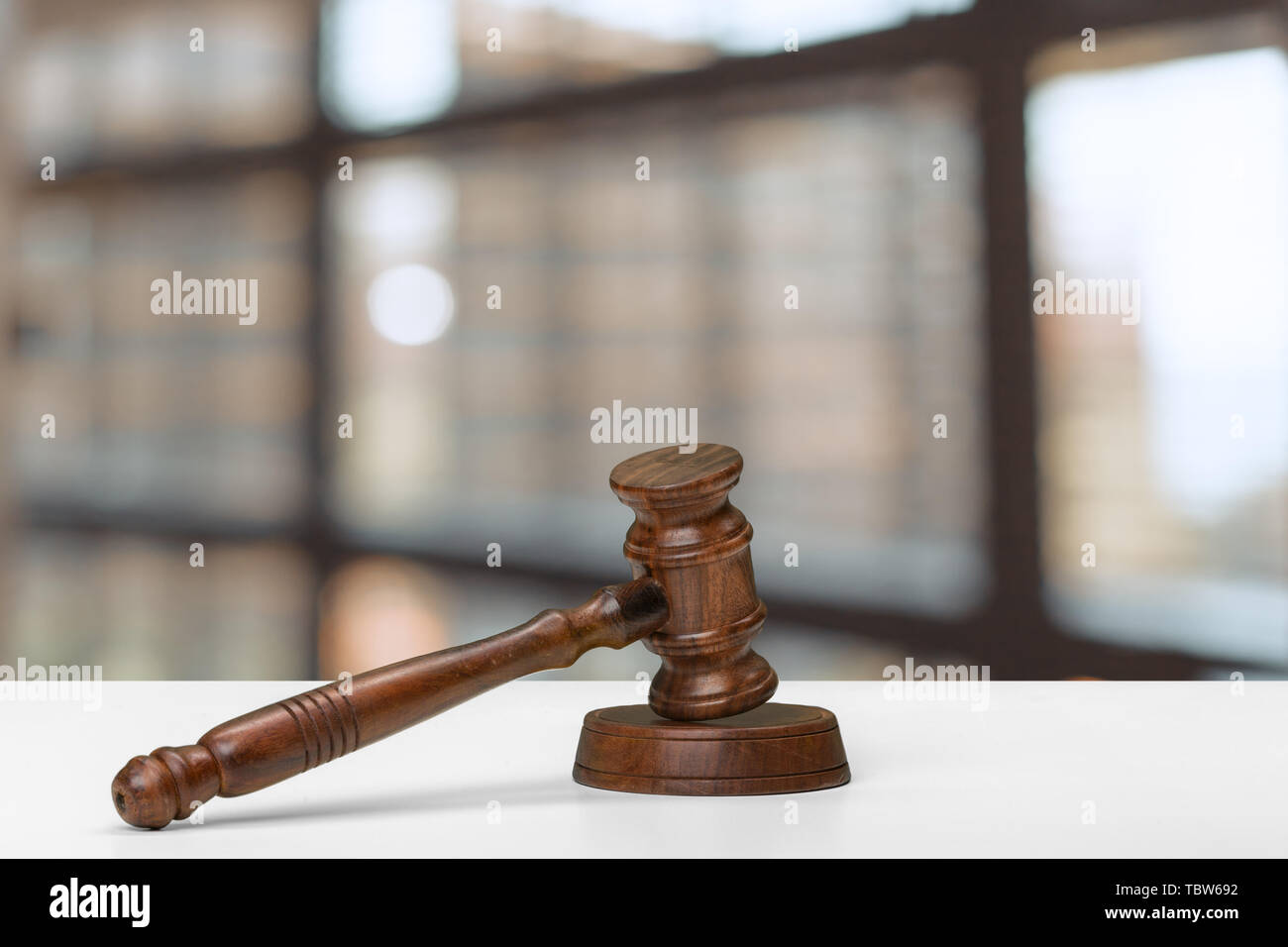 Judge's gavel on light background, front view. Law concept Stock Photo ...