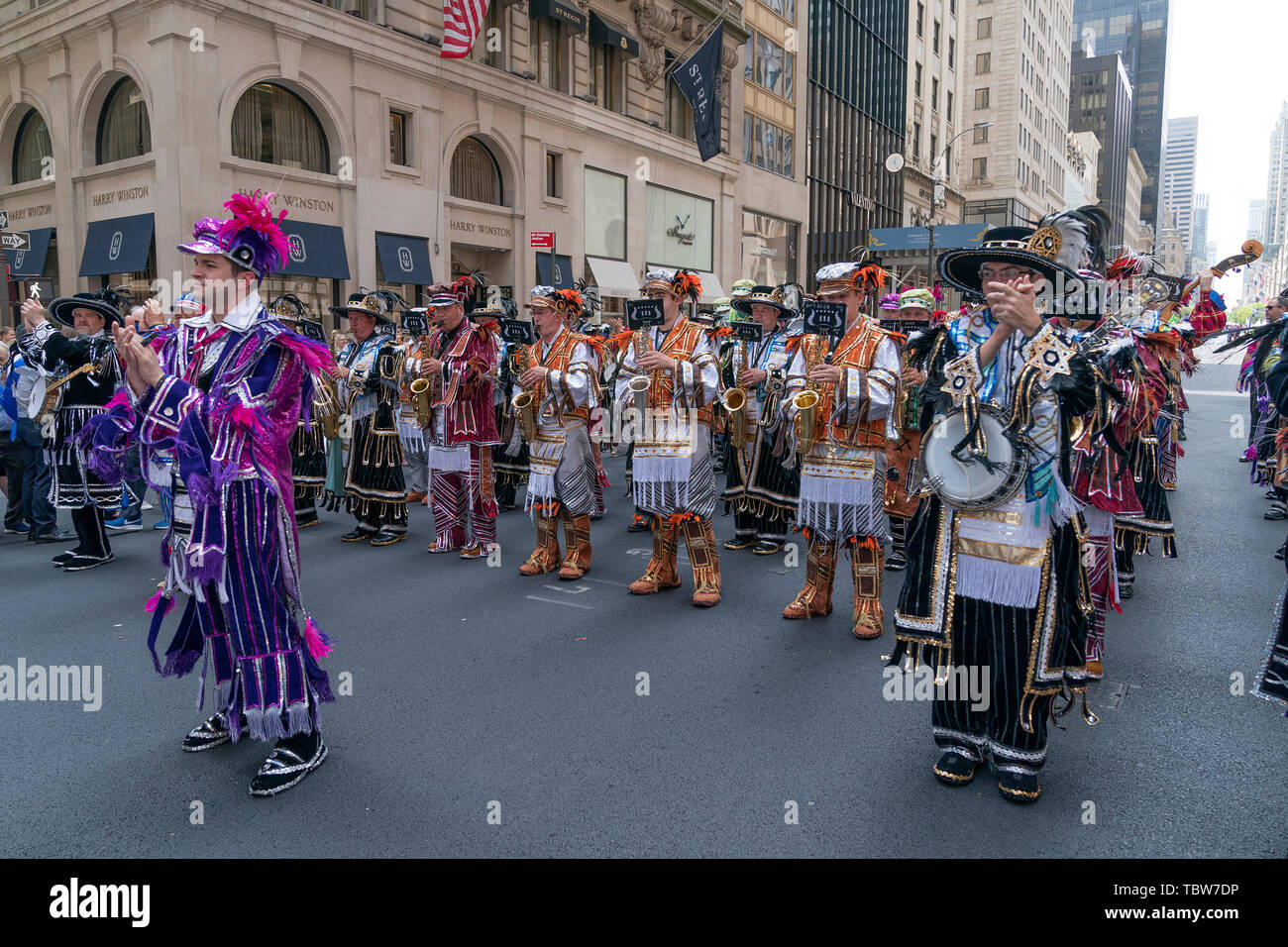 New York, United States. 02nd June, 2019. Quaker City String Band of ...