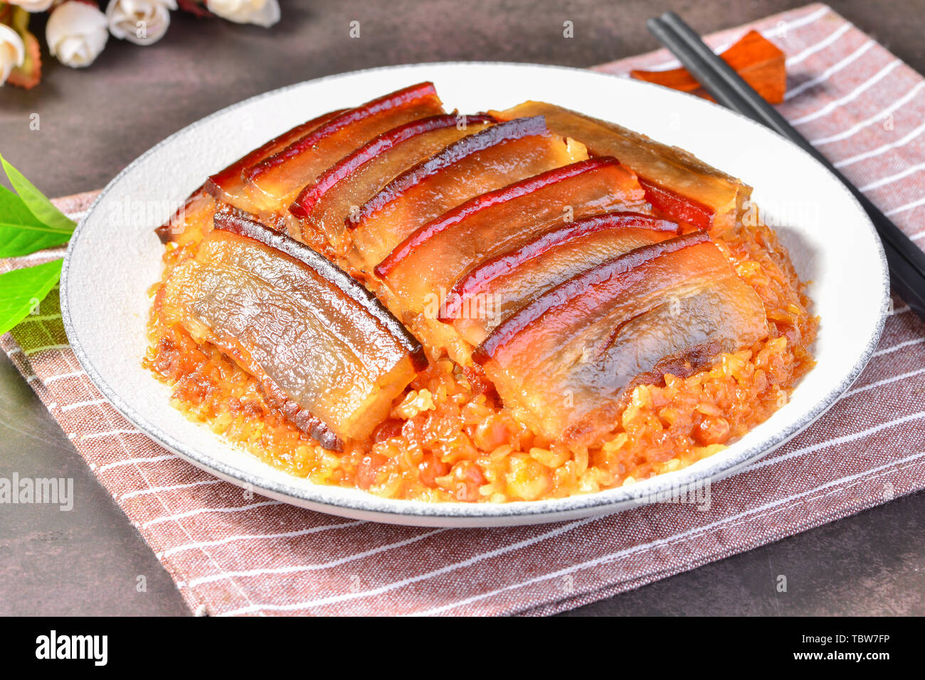 Sichuan cuisine buttoned meat HD picture Stock Photo - Alamy