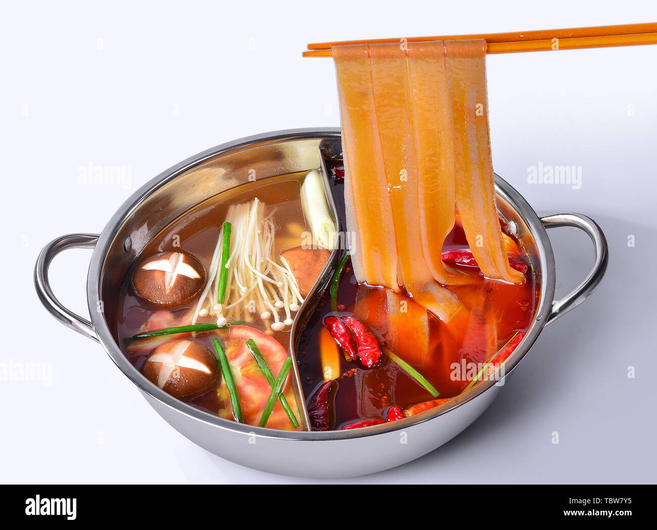 Beef oil hot pot base hi-res stock photography and images - Alamy
