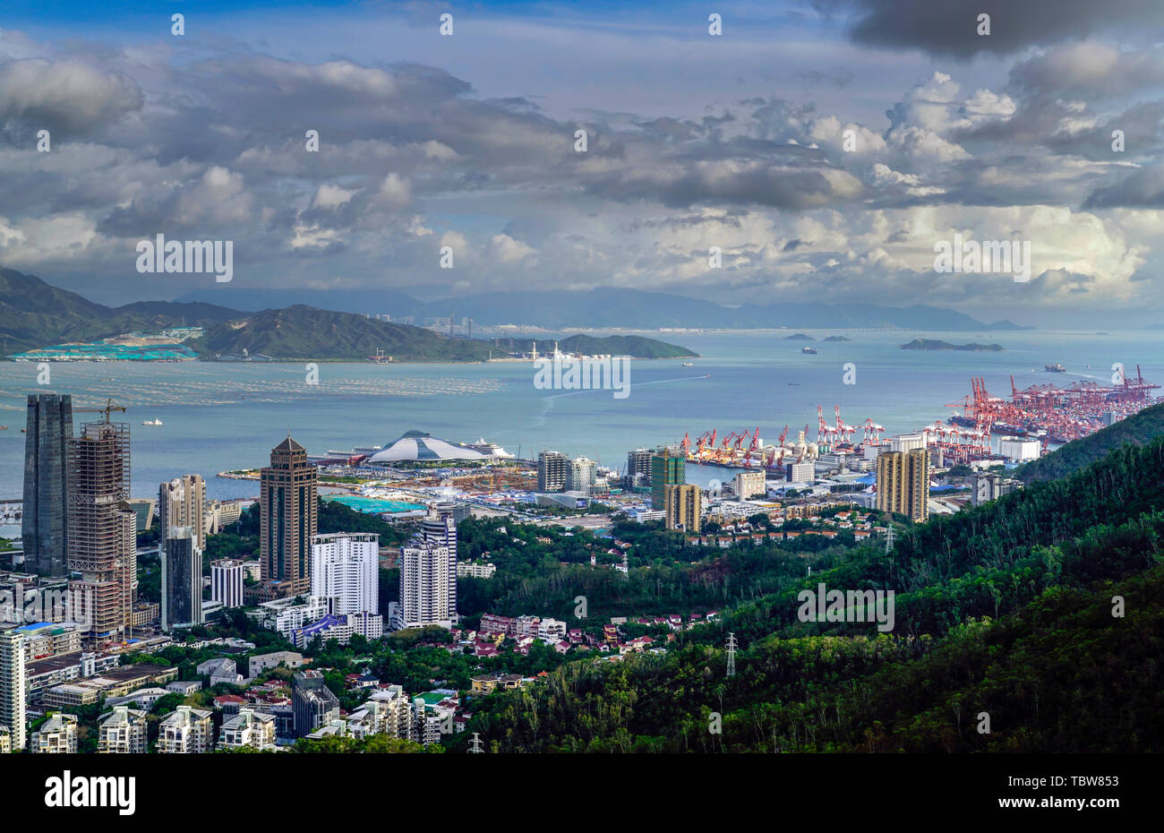 Scenery of Shekou, Shenzhen Stock Photo - Alamy