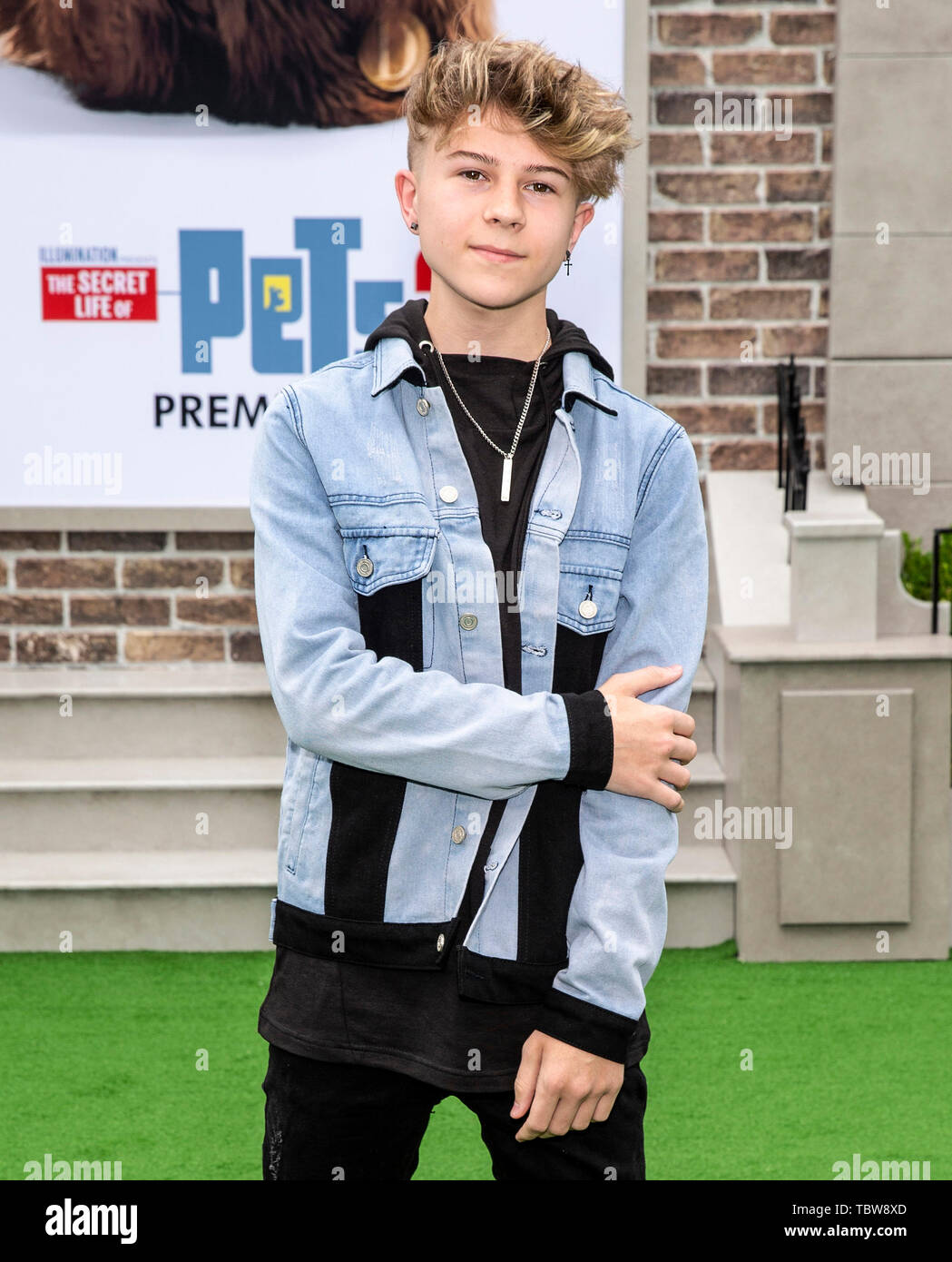 Los Angeles, CA - June 02, 2019: Dylan Hartman attends the Premiere Of ...
