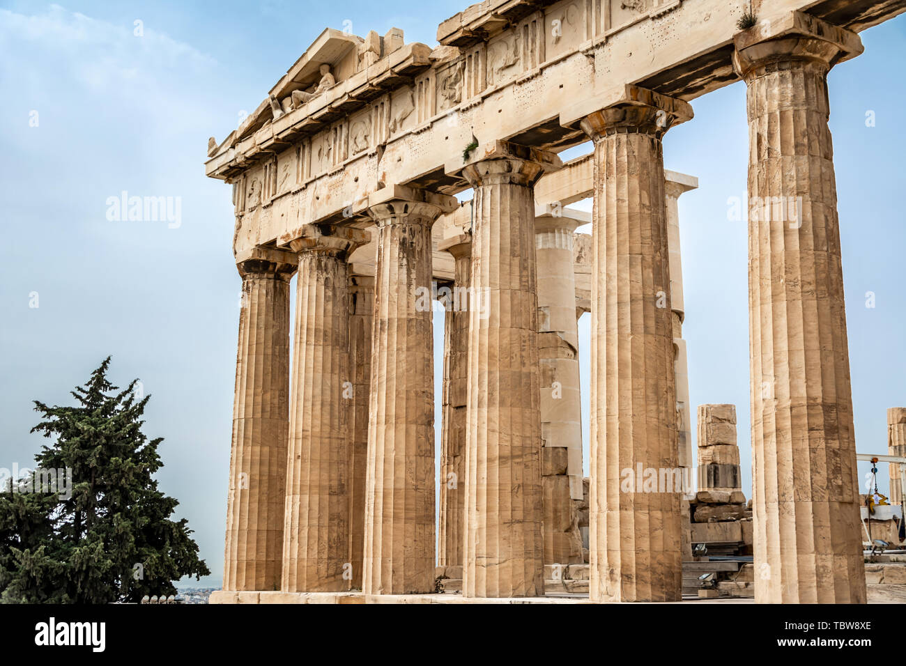 temples ruins of Ancient Greece civilization Stock Photo - Alamy