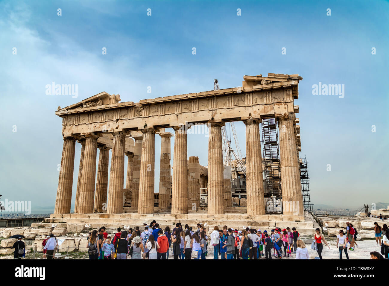 temples ruins of Ancient Greece civilization Stock Photo - Alamy