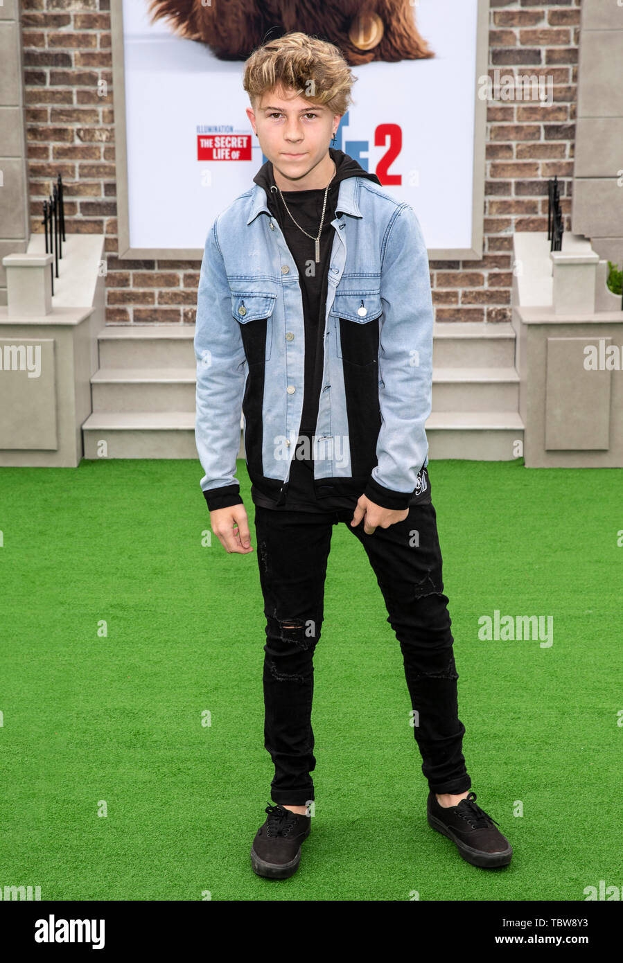 Los Angeles, CA - June 02, 2019: Dylan Hartman attends the Premiere Of ...