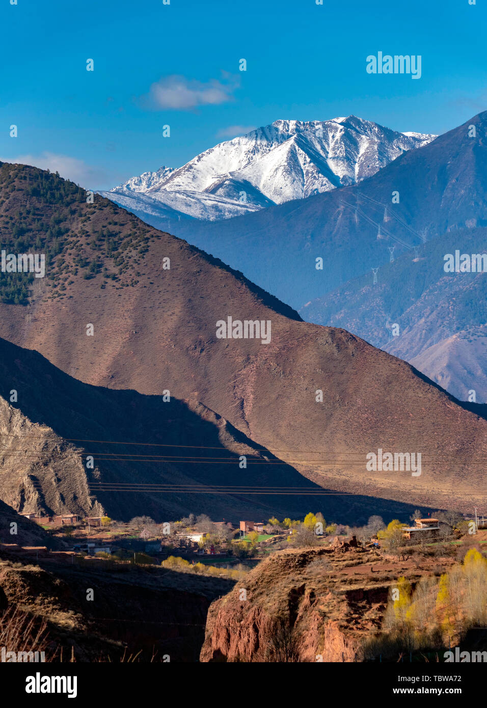 Tibetan hills and valleys hi-res stock photography and images - Alamy