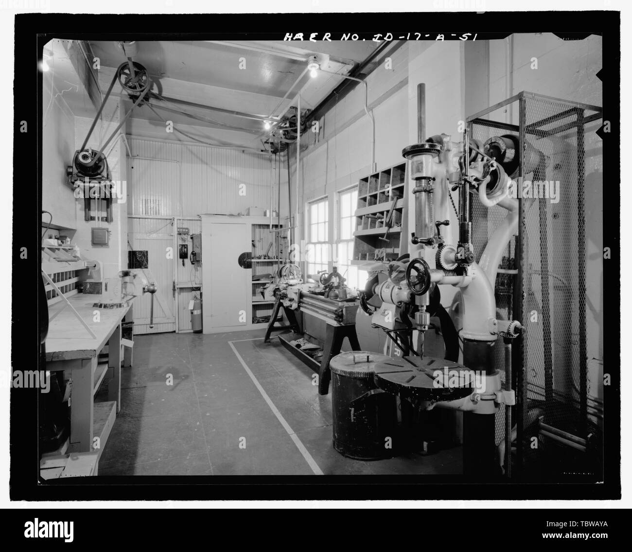 MACHINE SHOP IN FIRST FLOOR OF POWERHOUSE, VIEW TO NORTH Boise Project ...