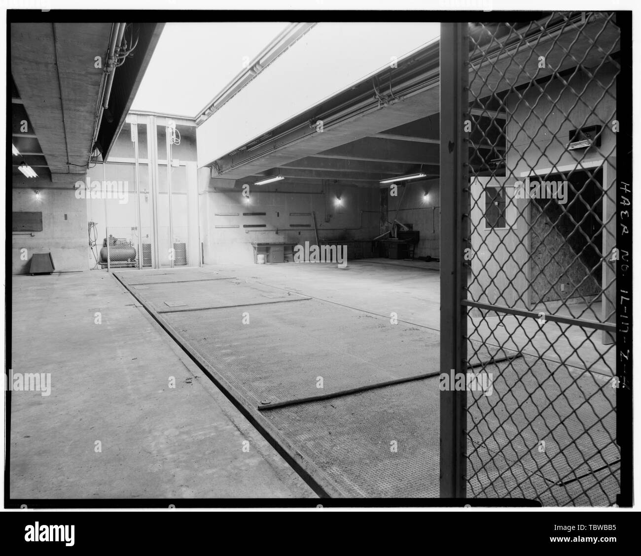 MAGAZINE, INTERIOR, WITH ELEVATOR DOWN. NIKE Missile Base SL40 ...