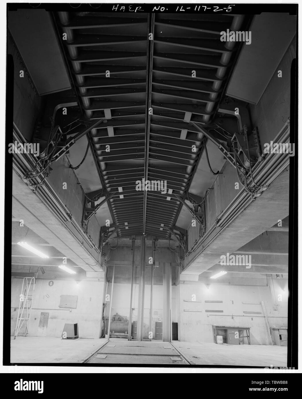 MAGAZINE, INTERIOR, WITH UPPER DOORS CLOSED. NIKE Missile Base SL40 ...