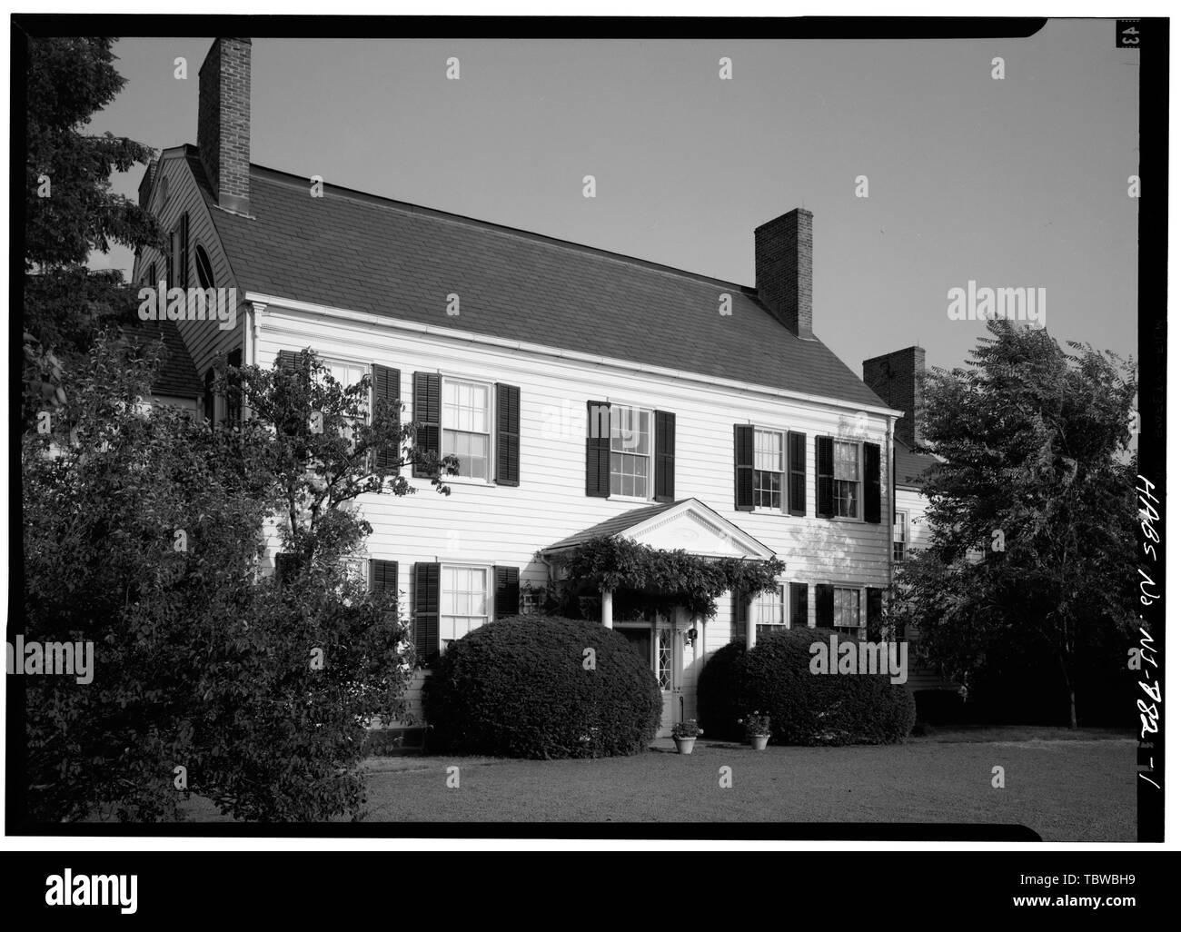 MAIN (WEST) ELEVATION Henry Miller House, Main Street, Oldwick ...
