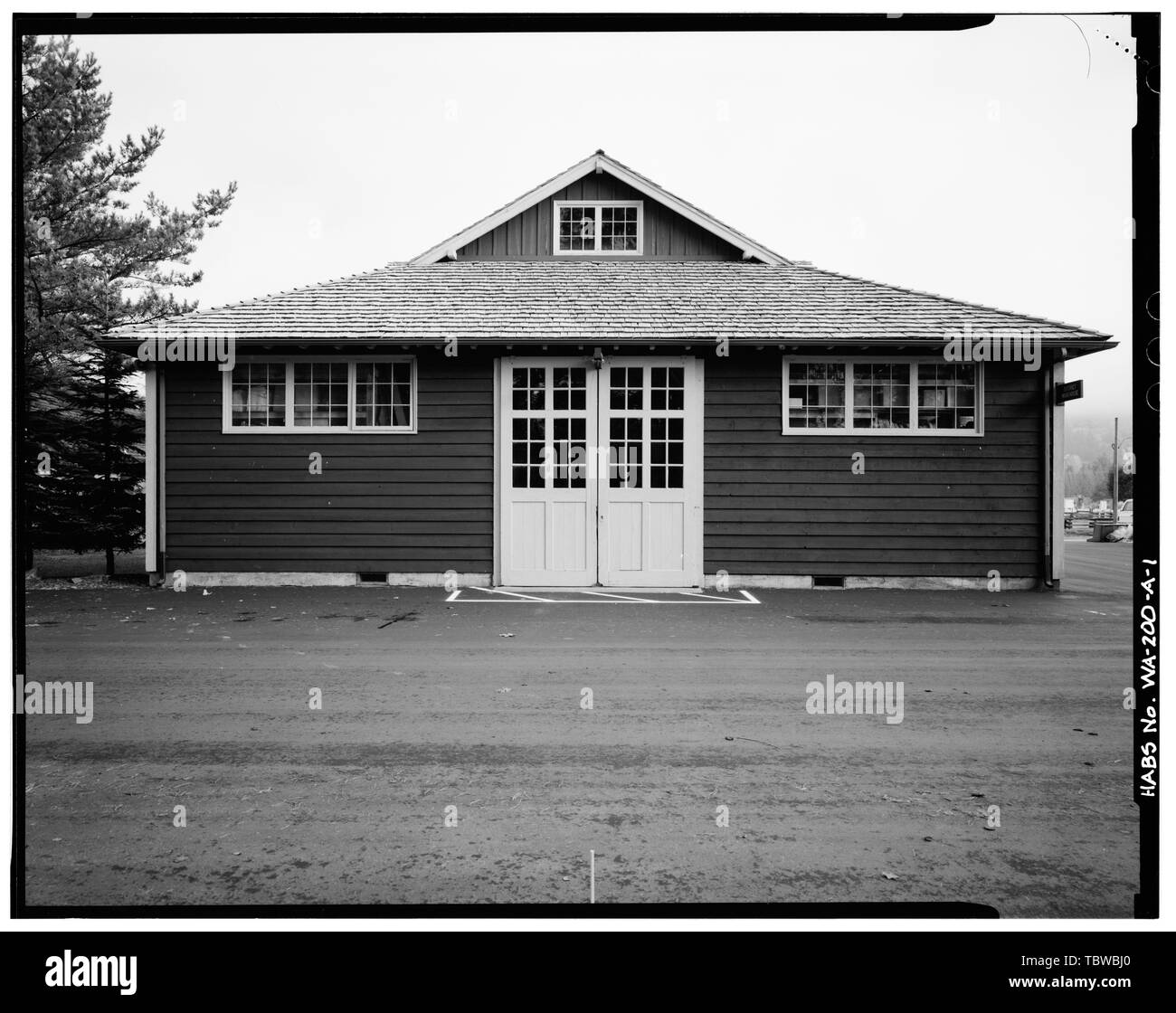 MAIN (SOUTHWEST) ELEVATION, LOOKING APPROXIMATELY NORTHEAST. North Bend ...