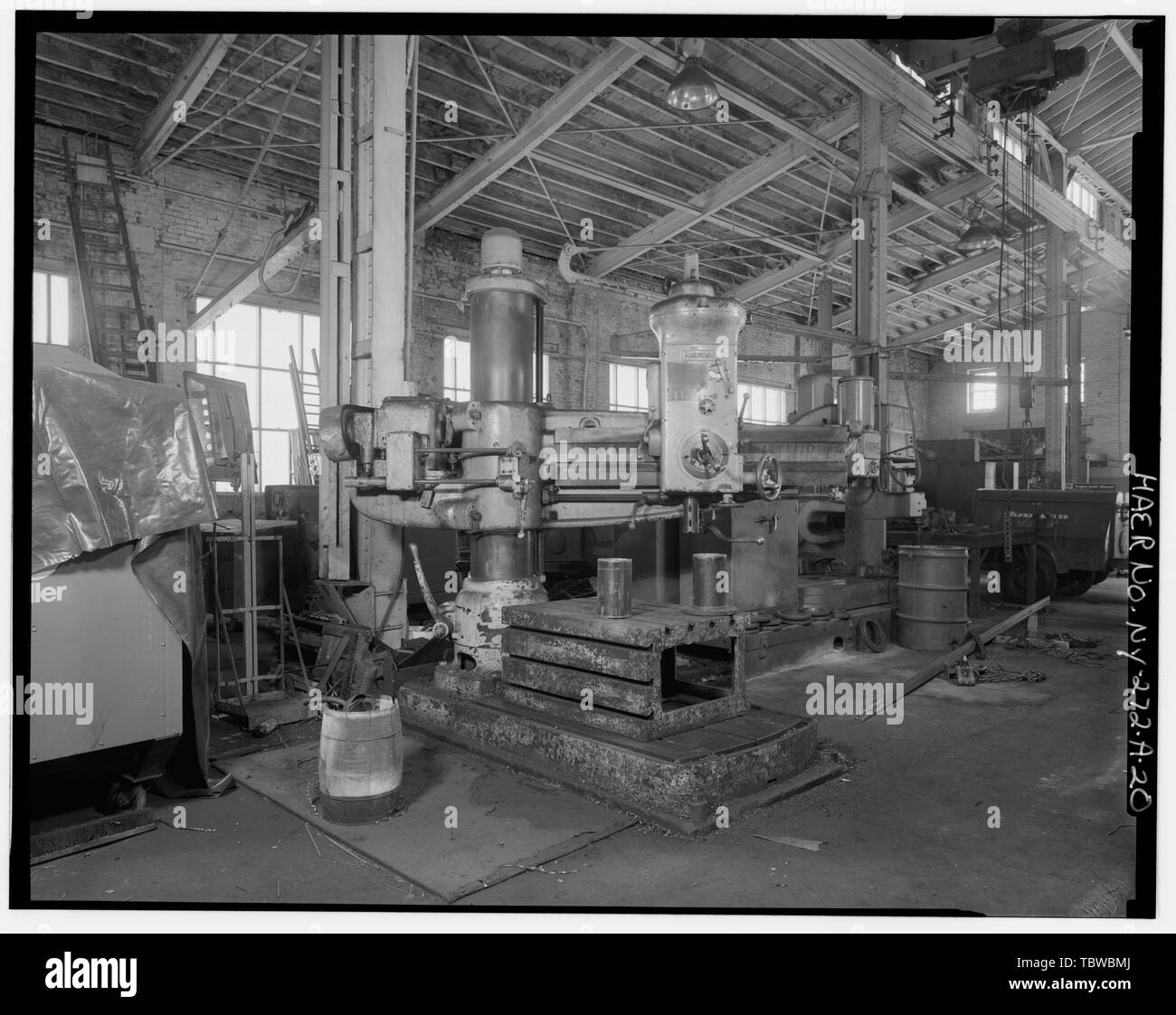 MAIN BAY SHOWING 5 X 15 AMERICAN TOOL WORKS CO. RADIAL DRILL, VIEW ...