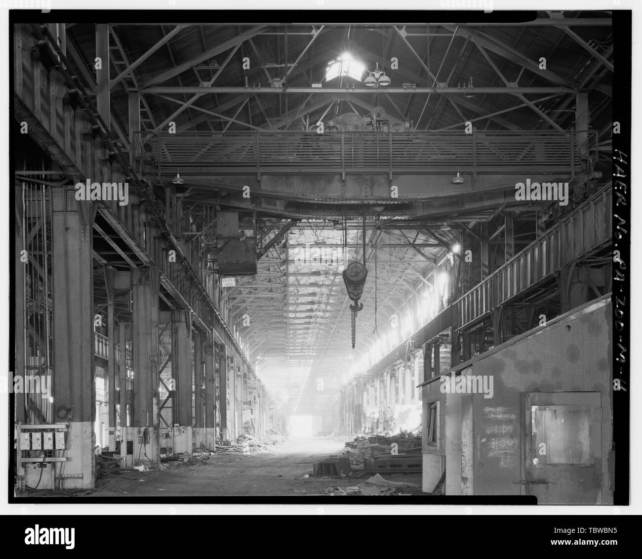 MAIN BAY OF HARVEY SHOP LOOKING TOWARD THE OLDEST SECTION OF THE SHOP ...